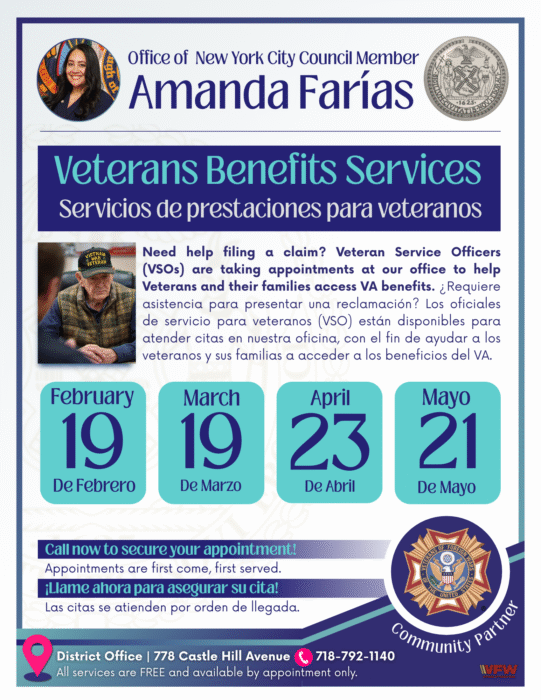 Veterans Services Benefits - Amanda Farías