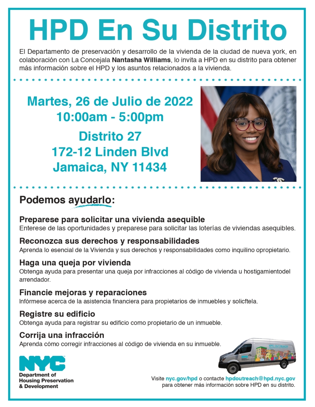 Events - Nantasha Williams