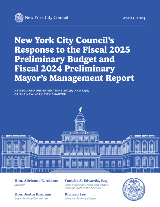 FY25 Prelim Budget Response - Press